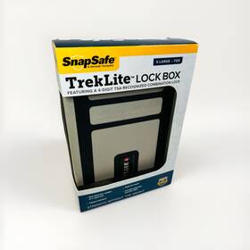 752412325 SNAPSAFE Treklite Lock Box Fde Tsa Travel Gun Safe